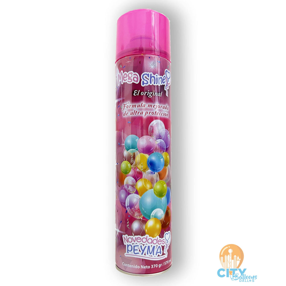 Mega Shine Spray - Novedades Peyma (1 Box - 24 pcs) – City Balloons Dallas