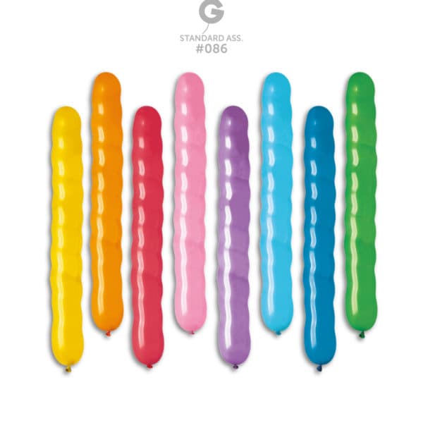 Assorted Wavy Balloons #086 - 31 in. – City Balloons Dallas