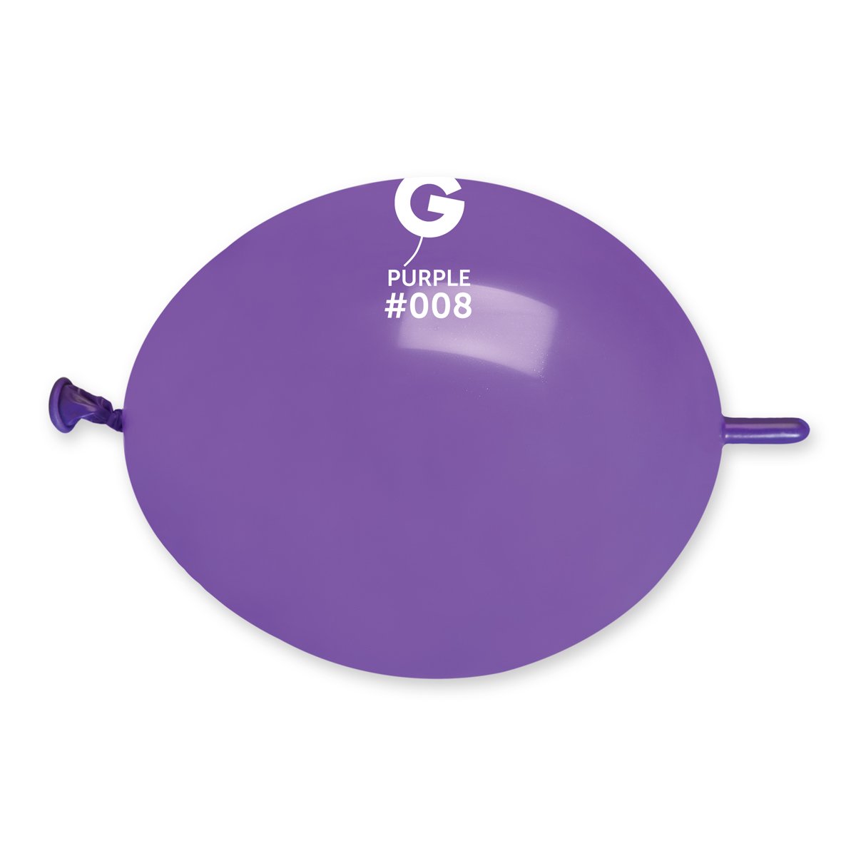 Solid Balloon Purple G-Link #008 - 6 in. – City Balloons Dallas